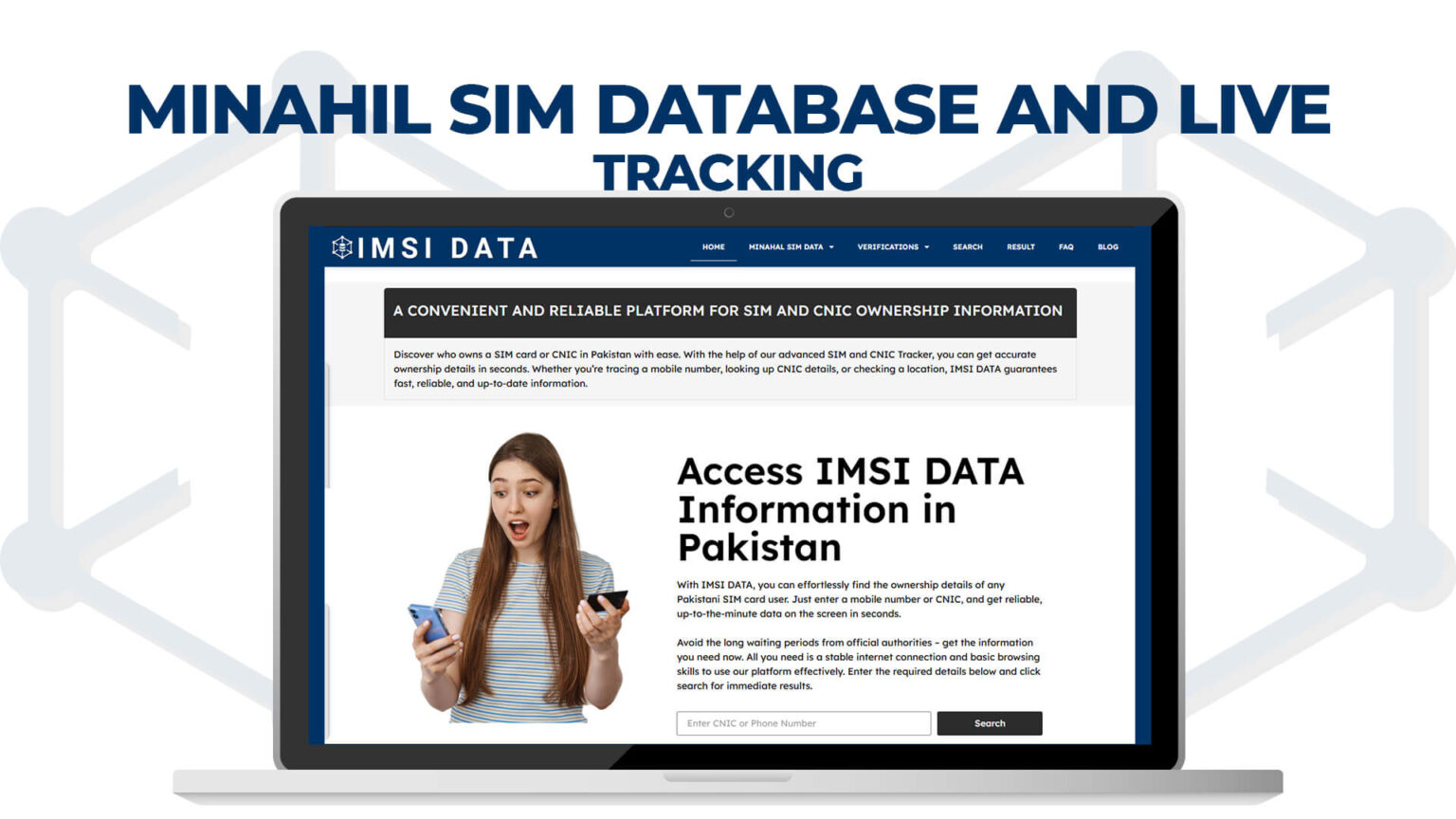 IMSI DATA - Pakistani SIM and CNIC Ownership Details