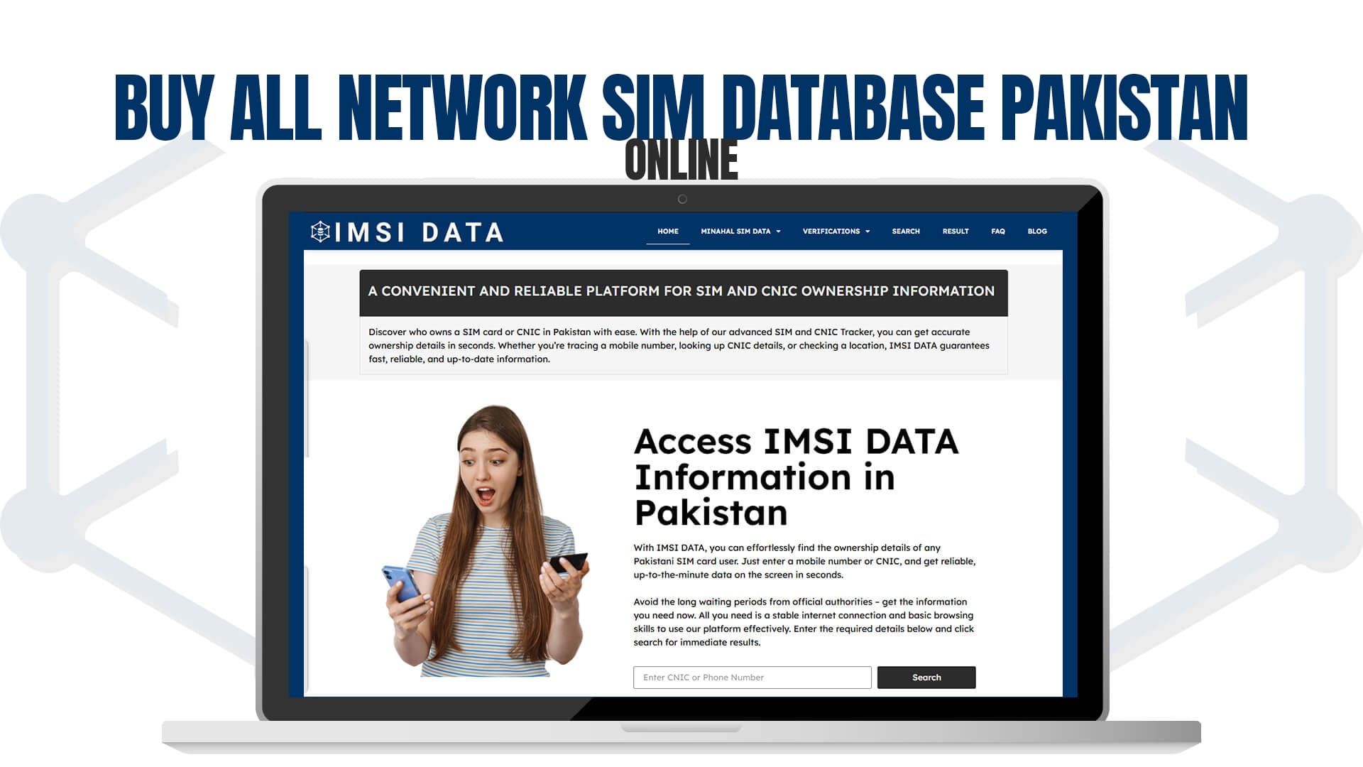 Buy All Network SIM Database Pakistan Online